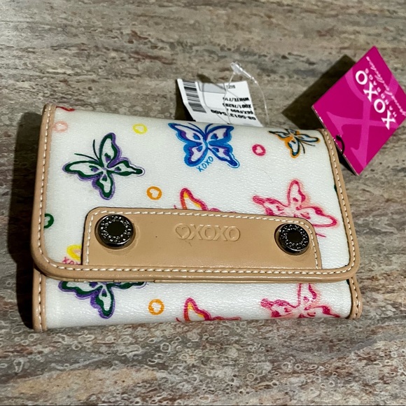 XOXO | Bags | Nwt Xoxo Wallet With Butterfly Design | Poshmark